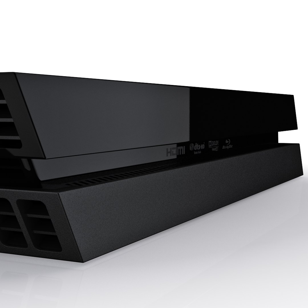 3d Sony Playstation 4 Console Model
