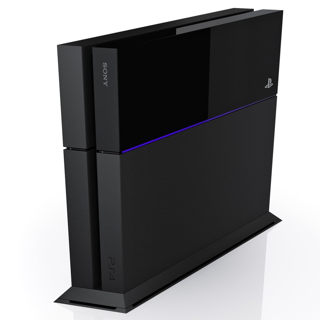3d Sony Playstation 4 Console Model