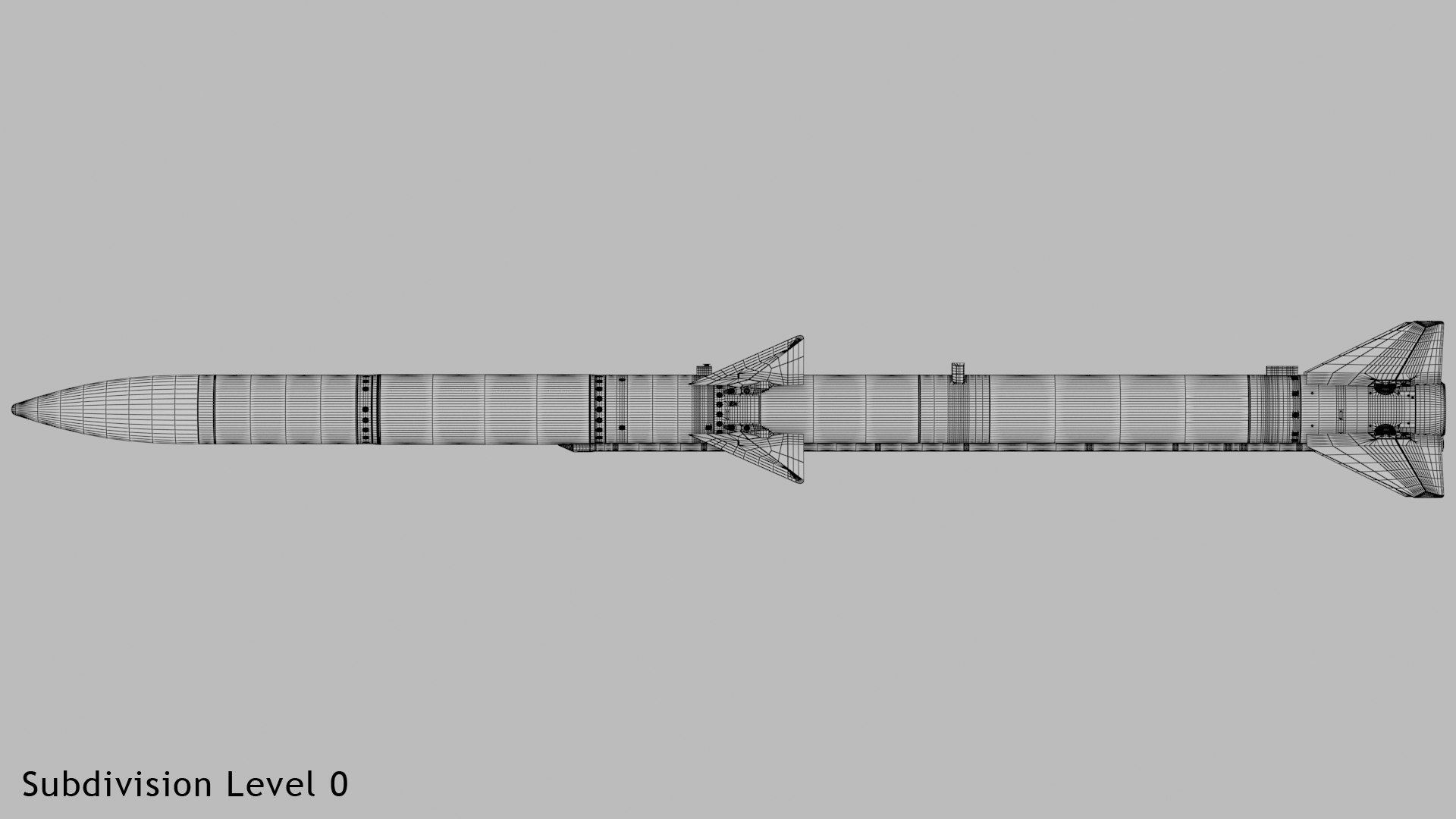 3D aim-120a b amraam model - TurboSquid 1414924