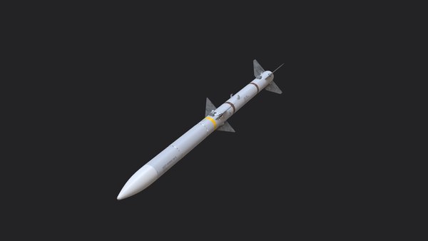 3D aim-120a b amraam model - TurboSquid 1414924