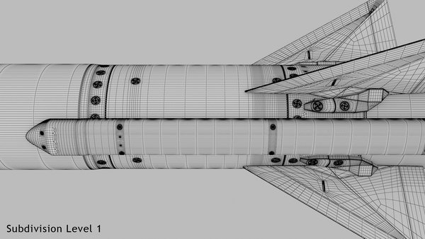 3D aim-120a b amraam model - TurboSquid 1414924