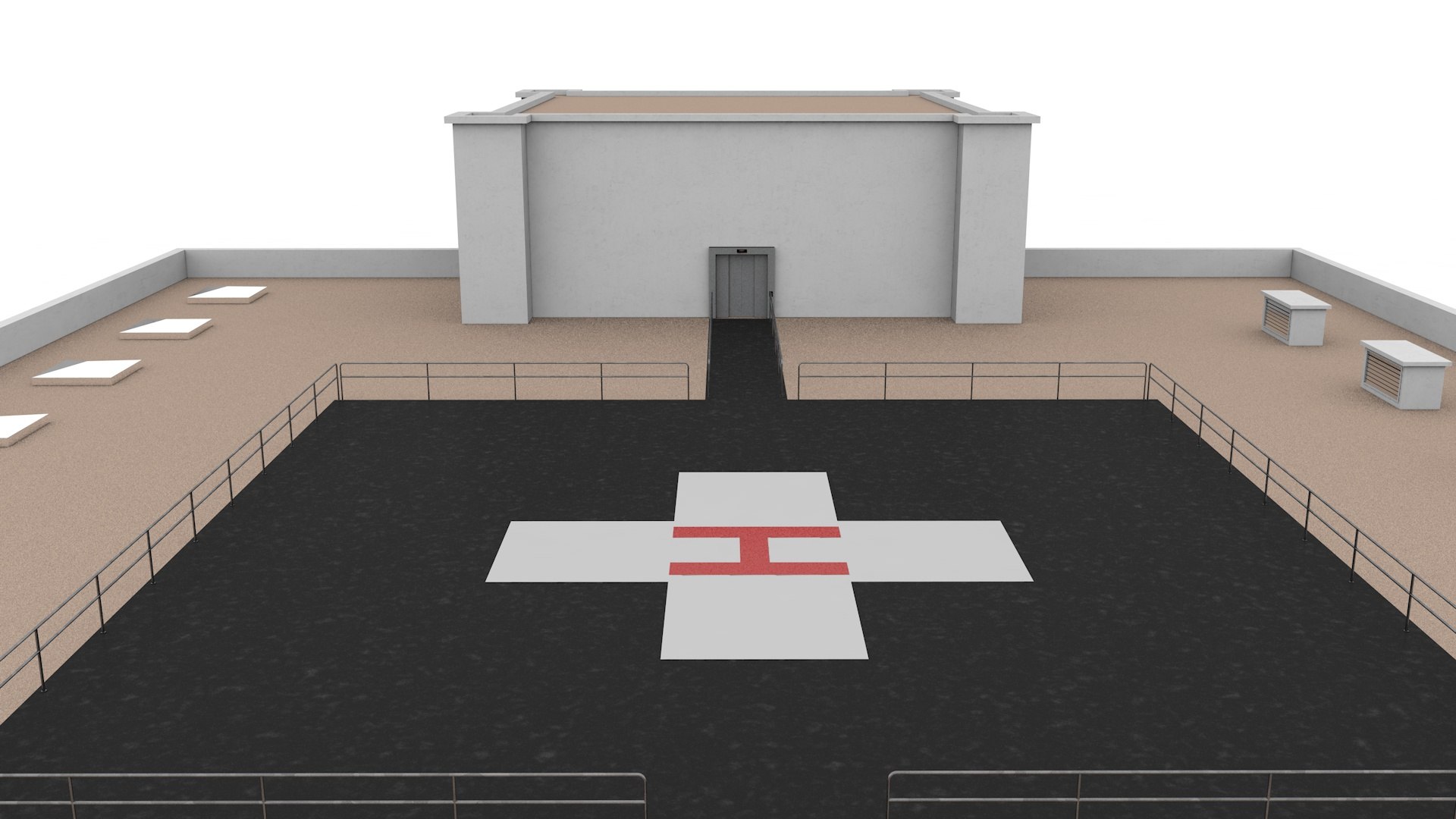 3D Model Modern Hospital - TurboSquid 1952144