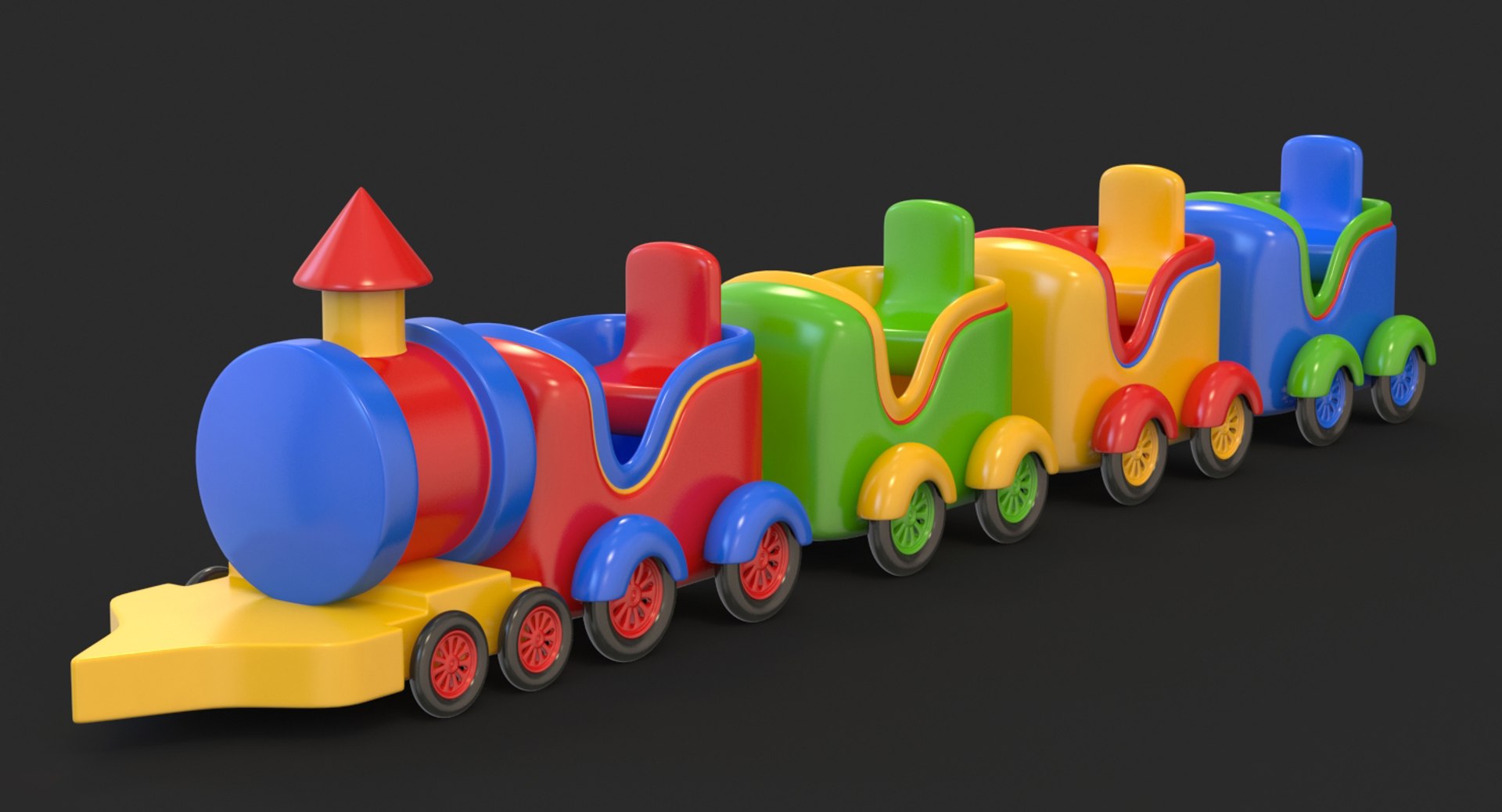 3D model toy train - TurboSquid 1329399