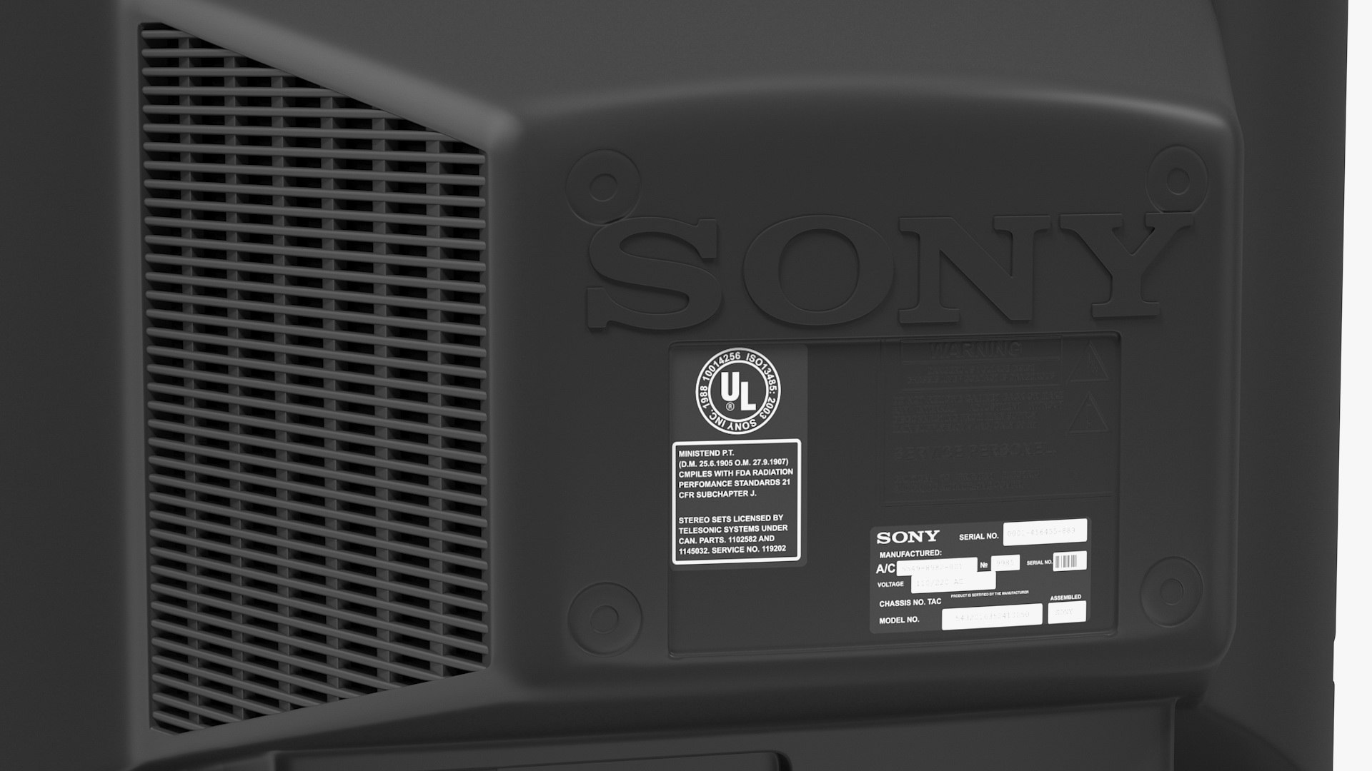 Sony trinitron kv-27s46 retro 3D model - TurboSquid 1614329