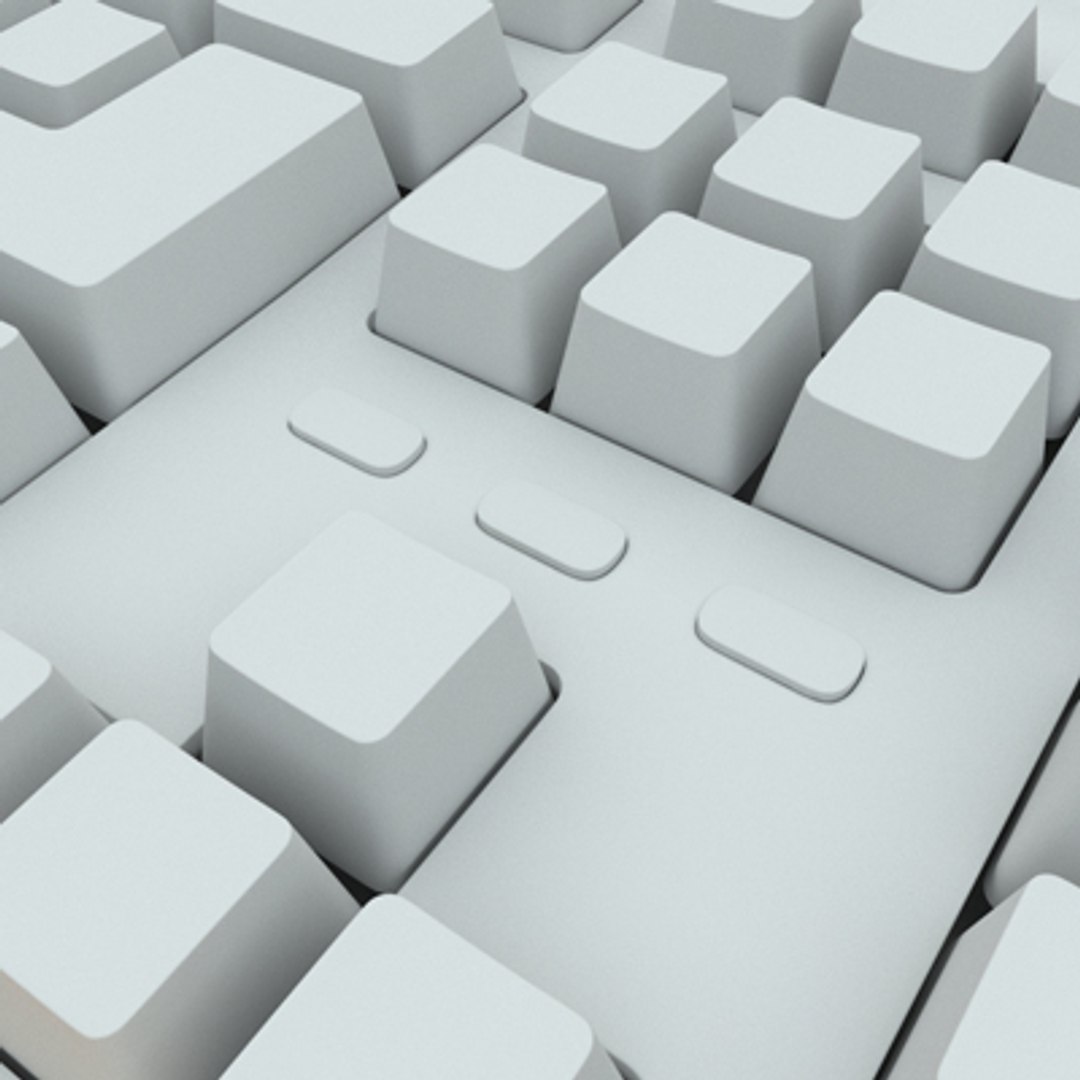 Keyboard 3d Model
