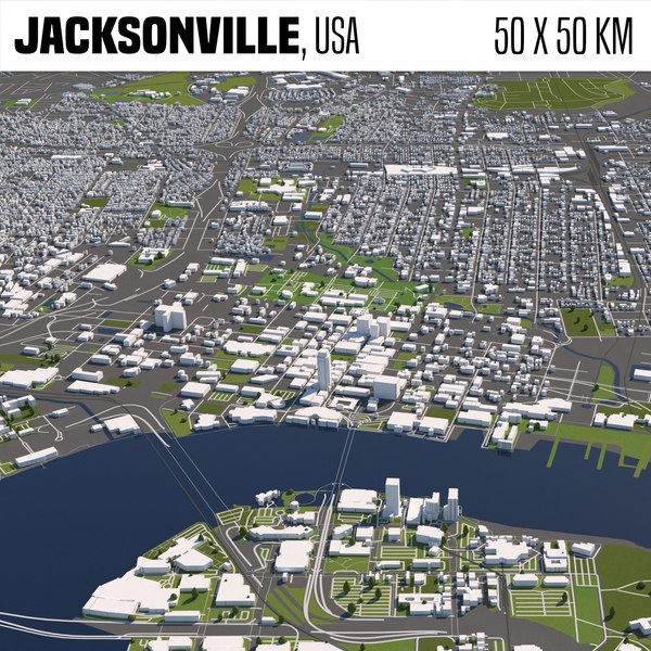 3D Jacksonville Models | TurboSquid