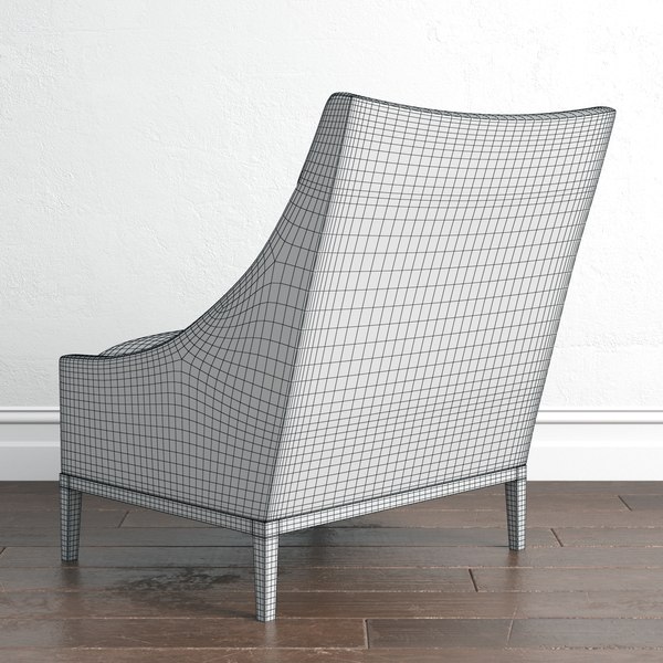 Restoration Hardware Thibault Chair 3D - TurboSquid 2007020