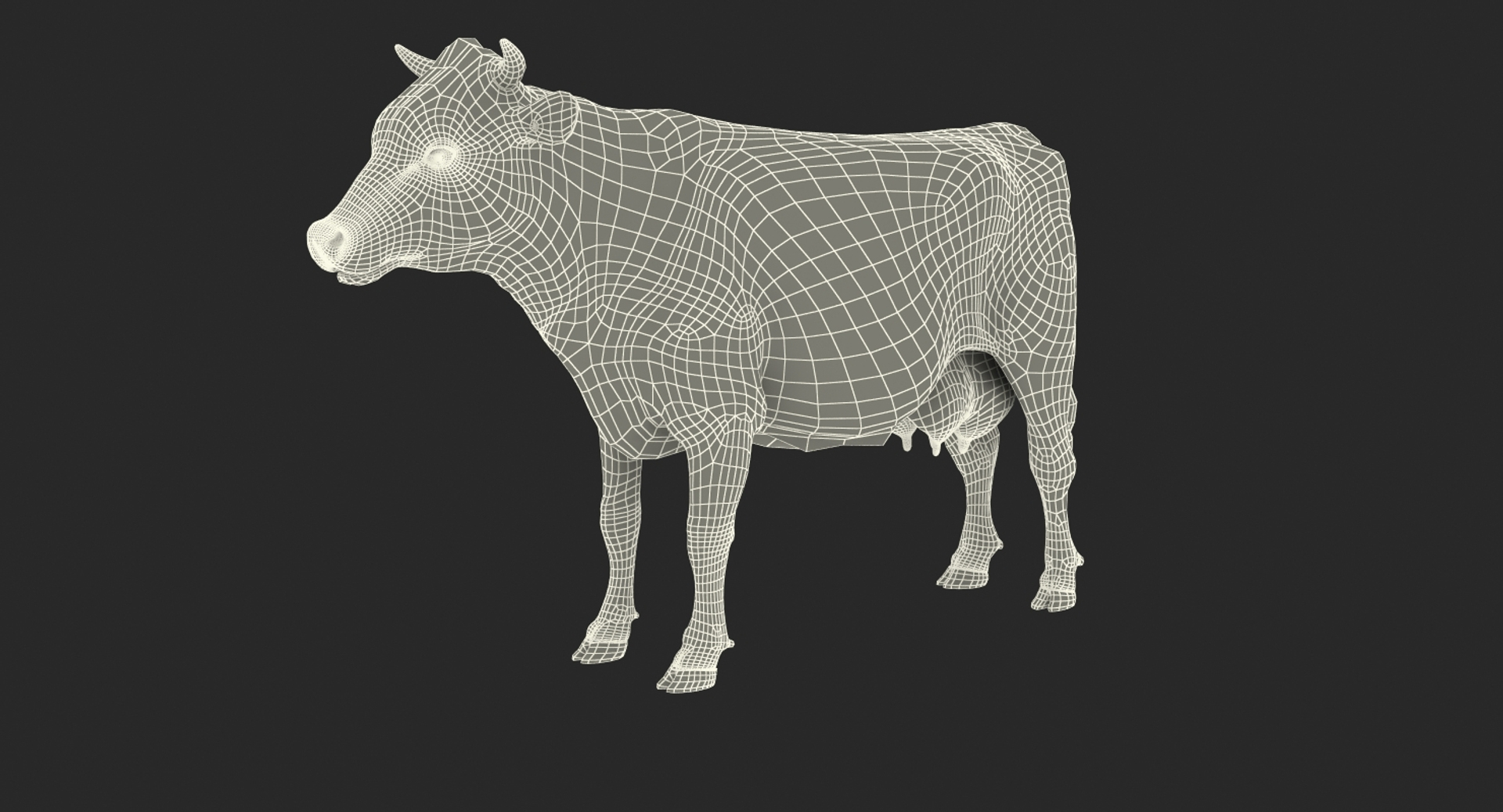 3D Model Cow Realistic - TurboSquid 1247251