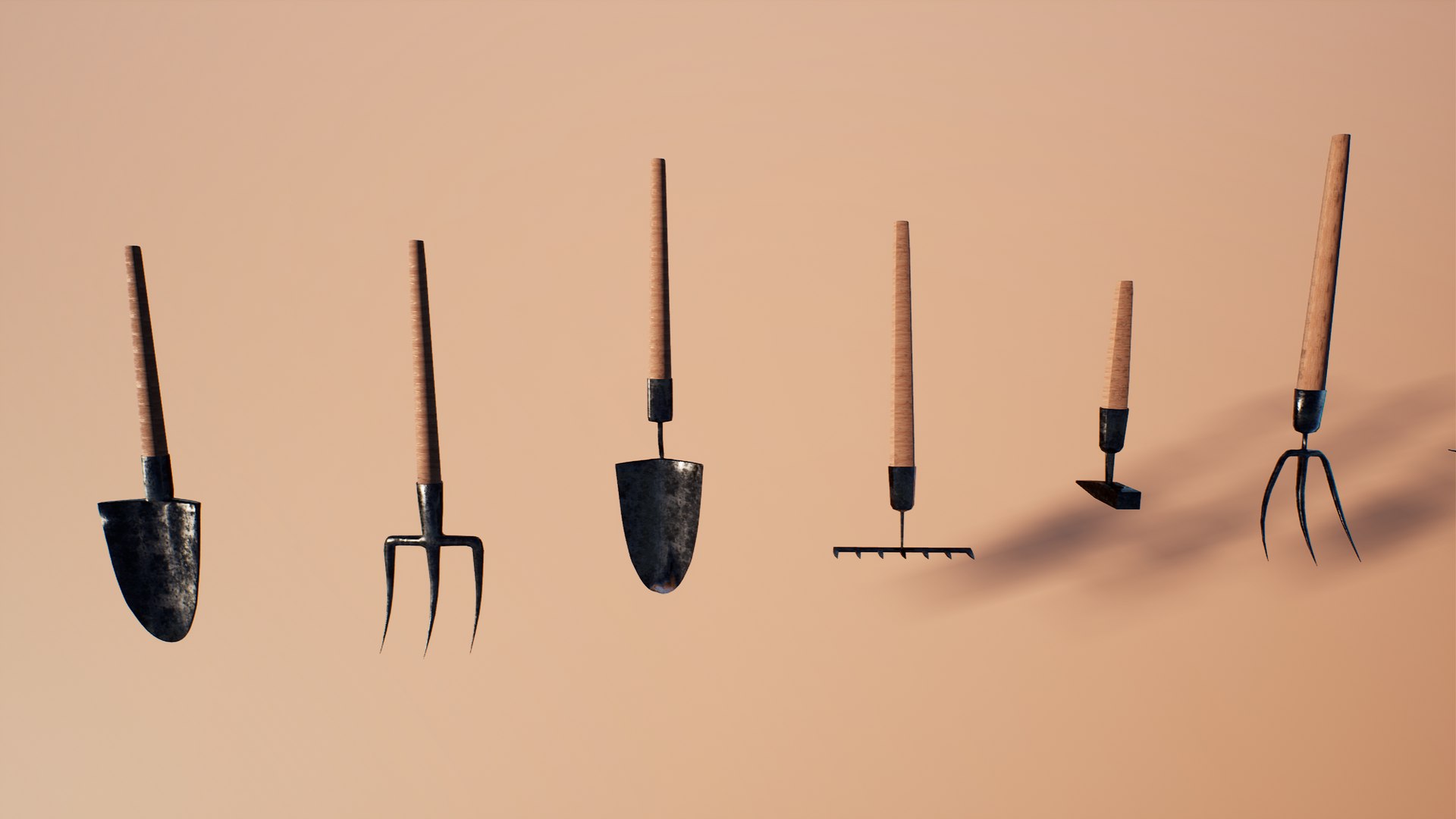 3D farmer tools farm - TurboSquid 1582796