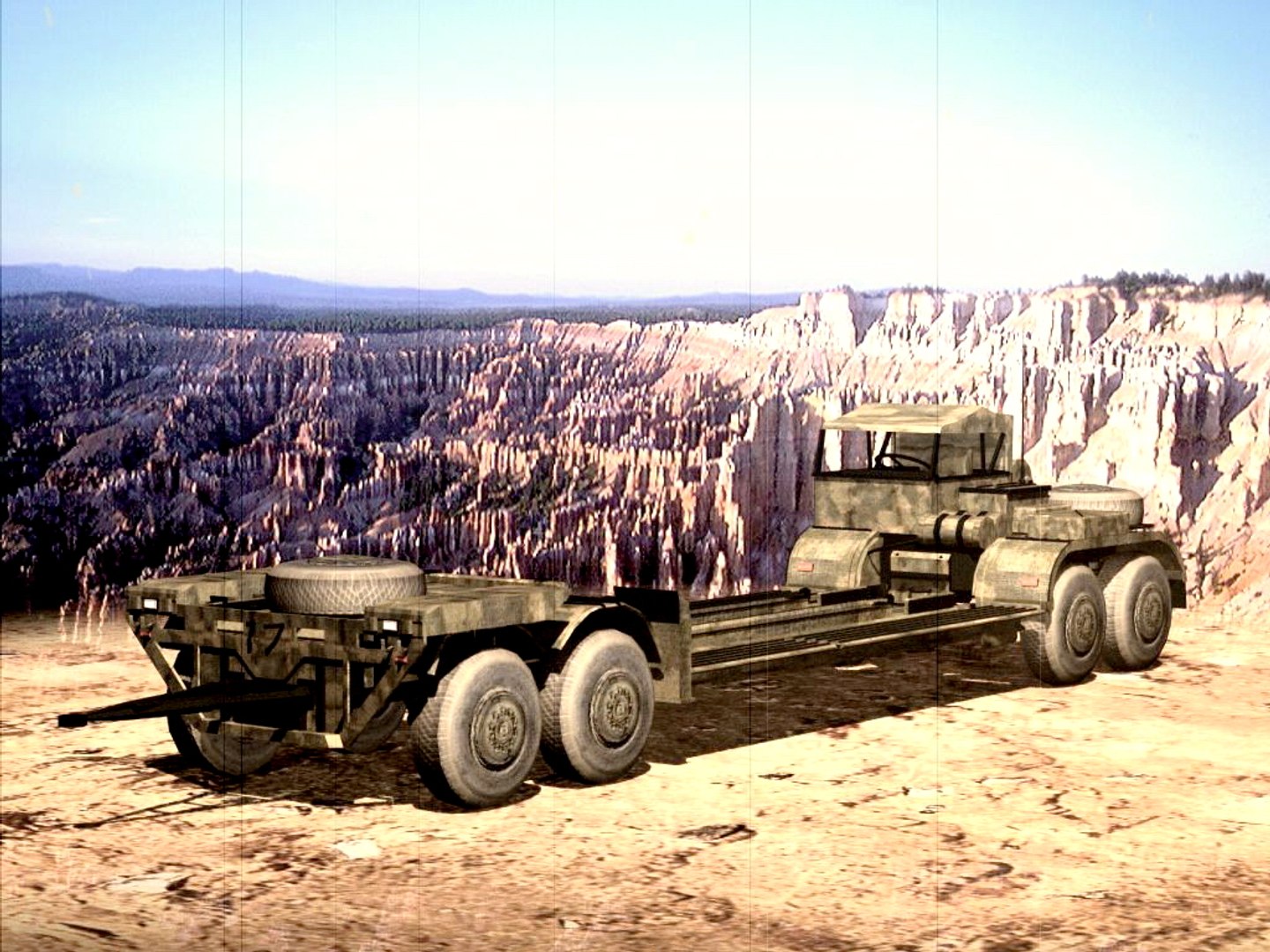 3d Model Of Trailer Tank Transporting