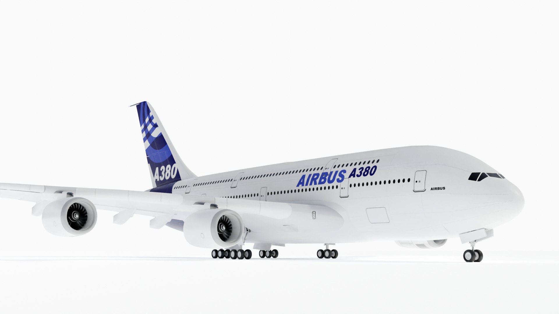 3d Model Airbus A380 House Colors