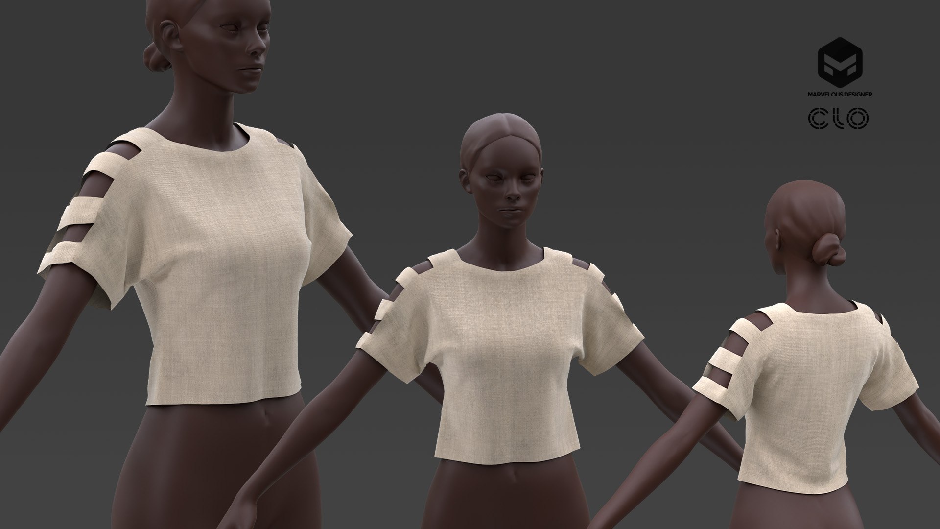 10 Crop Top 3D - TurboSquid 2069955