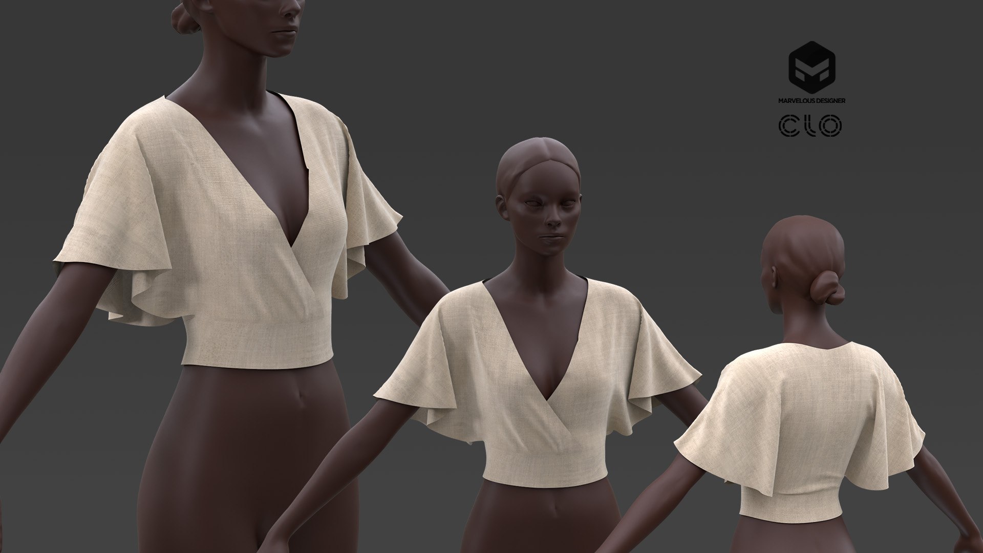10 Crop Top 3D - TurboSquid 2069955