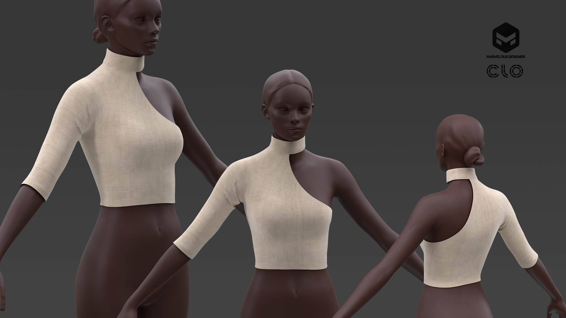 10 Crop Top 3D - TurboSquid 2069955