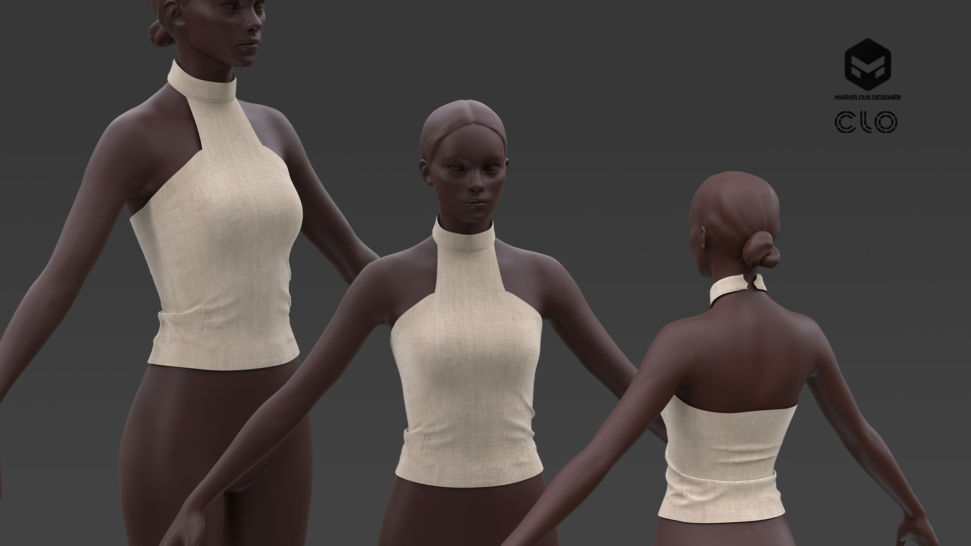 10 Crop Top 3D - TurboSquid 2069955