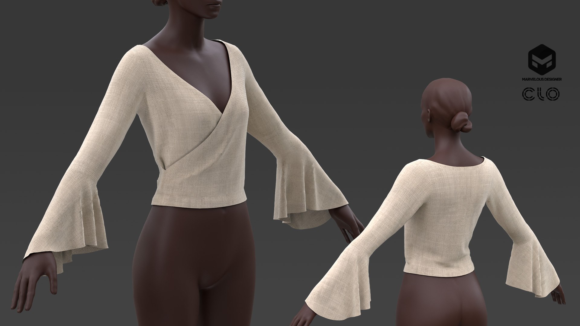 10 Crop Top 3D - TurboSquid 2069955