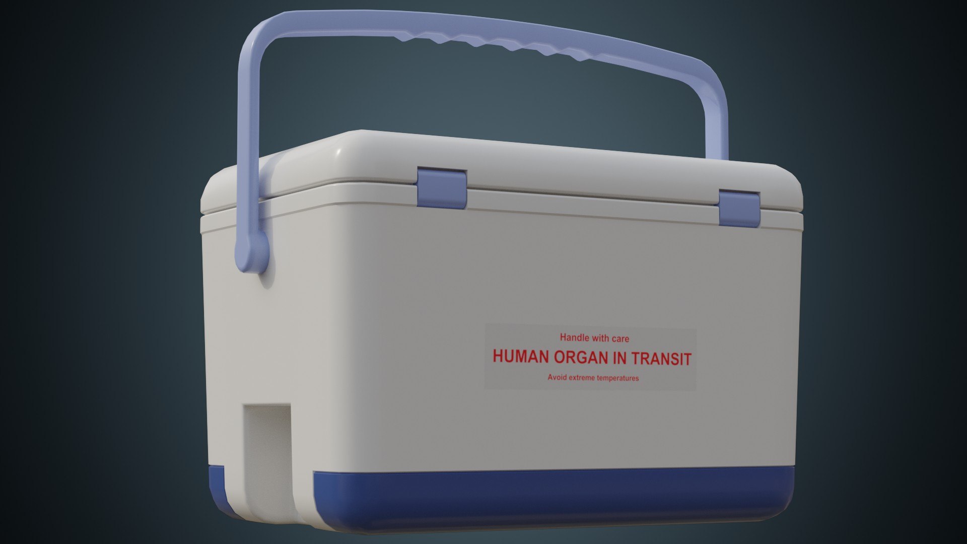 Organ Transplant Cooler 1 Basic 3D Model - TurboSquid 2082330