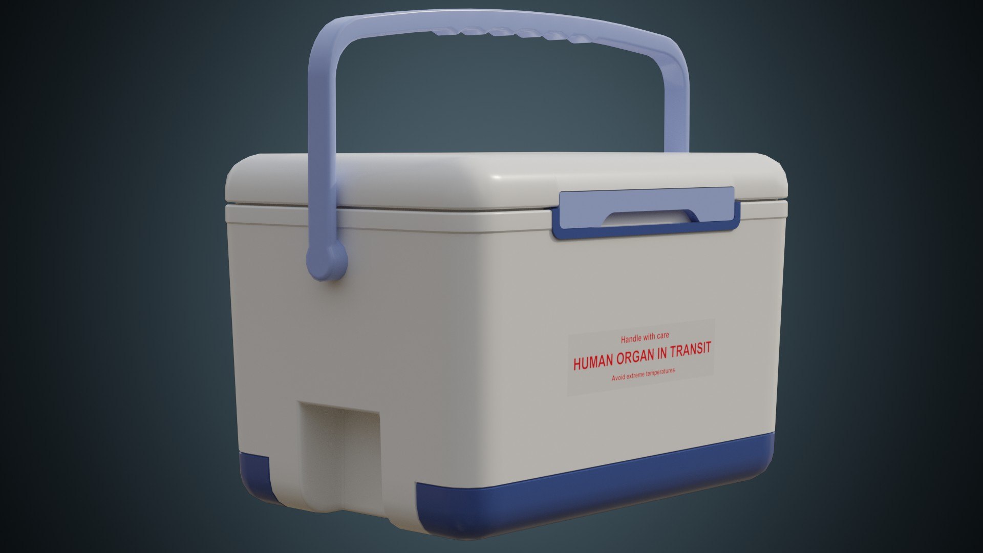 Organ Transplant Cooler 1 Basic 3D Model - TurboSquid 2082330