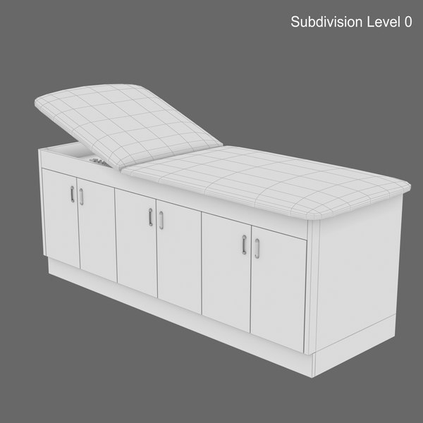 3d model laminate exam table