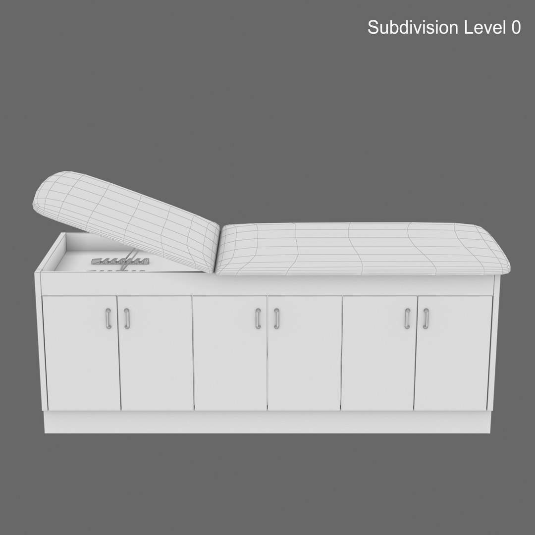 3d Model Laminate Exam Table