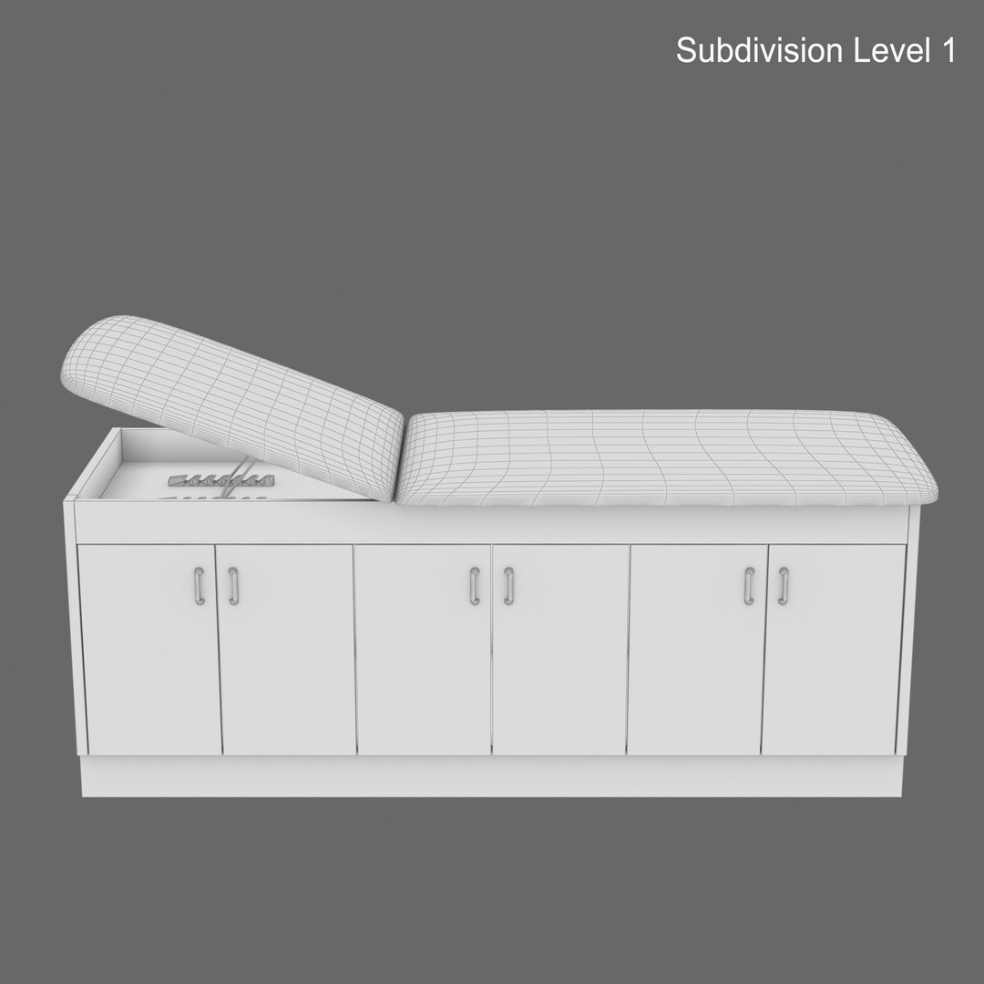 3d Model Laminate Exam Table