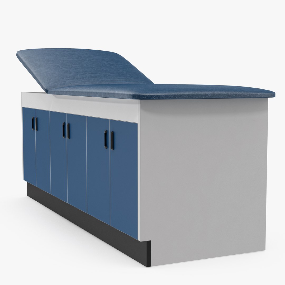 3d Model Laminate Exam Table
