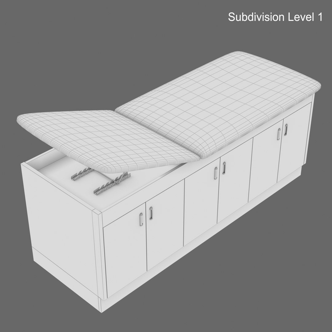 3d Model Laminate Exam Table