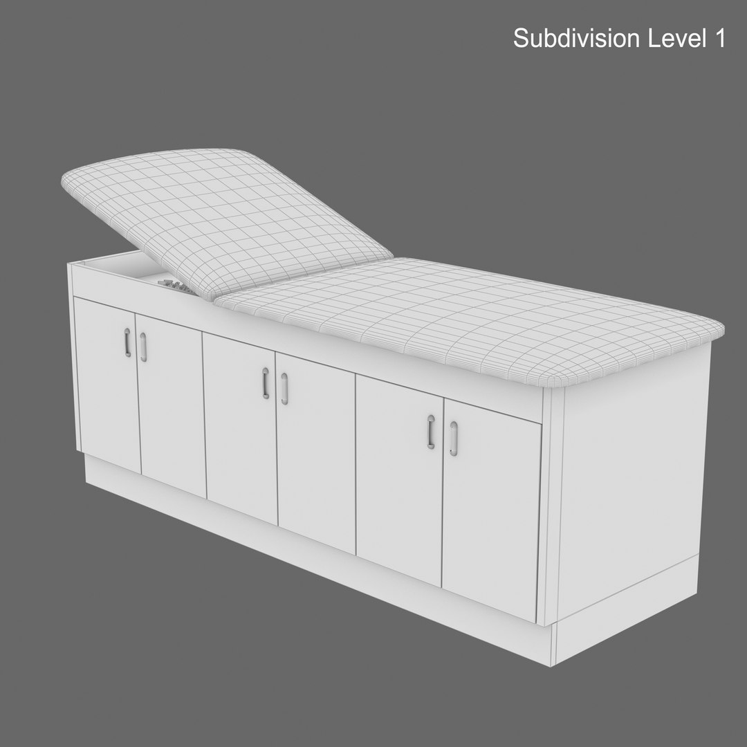 3d Model Laminate Exam Table