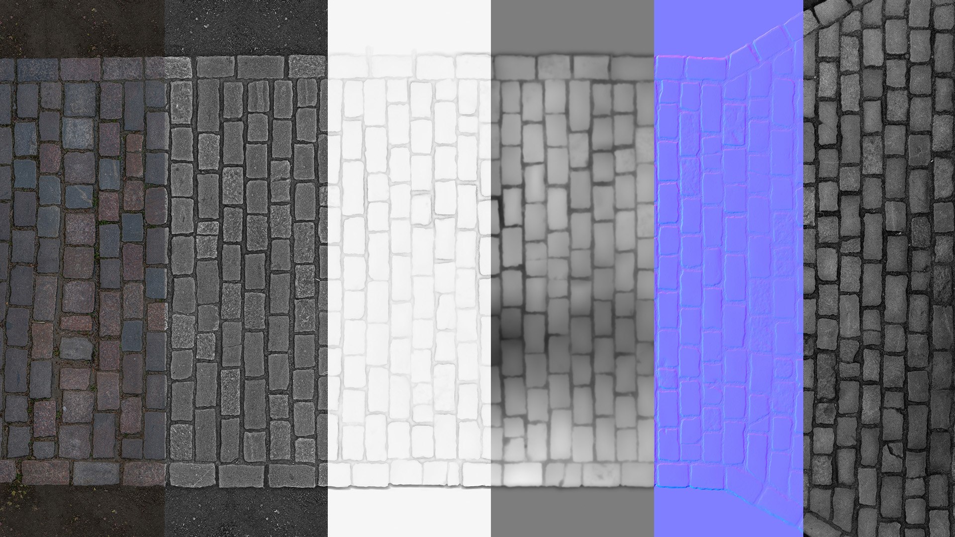 3D Pavement Cobblestone Scan - TurboSquid 1211541