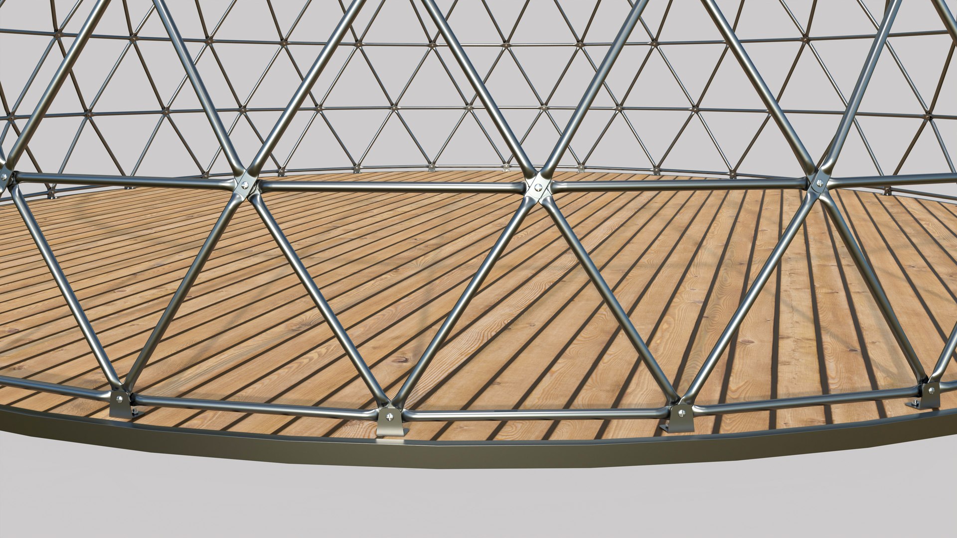 Geodesic Dome Building Model - TurboSquid 2257830