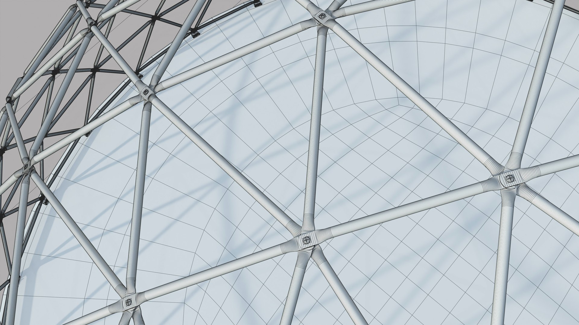 Geodesic Dome Building Model - TurboSquid 2257830