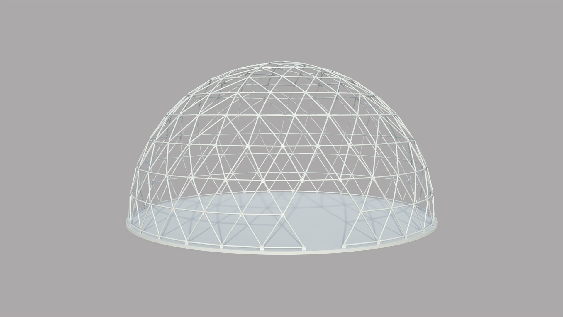 Geodesic Dome Building Model - TurboSquid 2257830