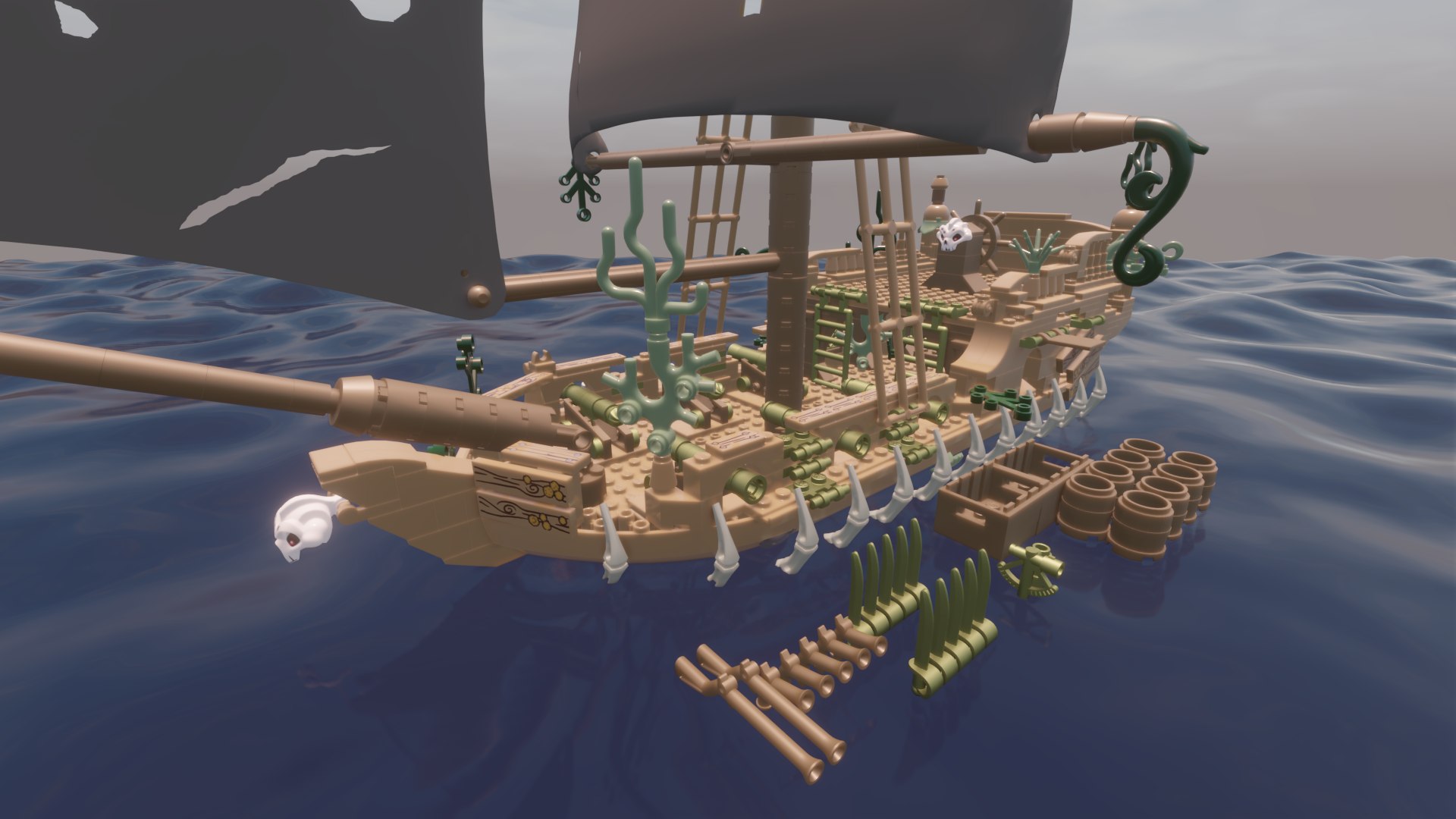 3D LEGO - CURSED SLOOP - DEVILs PUPIL - Rogue Film Productions ...