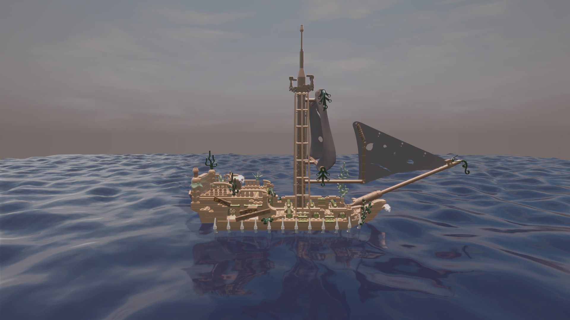 3D LEGO - CURSED SLOOP - DEVILs PUPIL - Rogue Film Productions ...