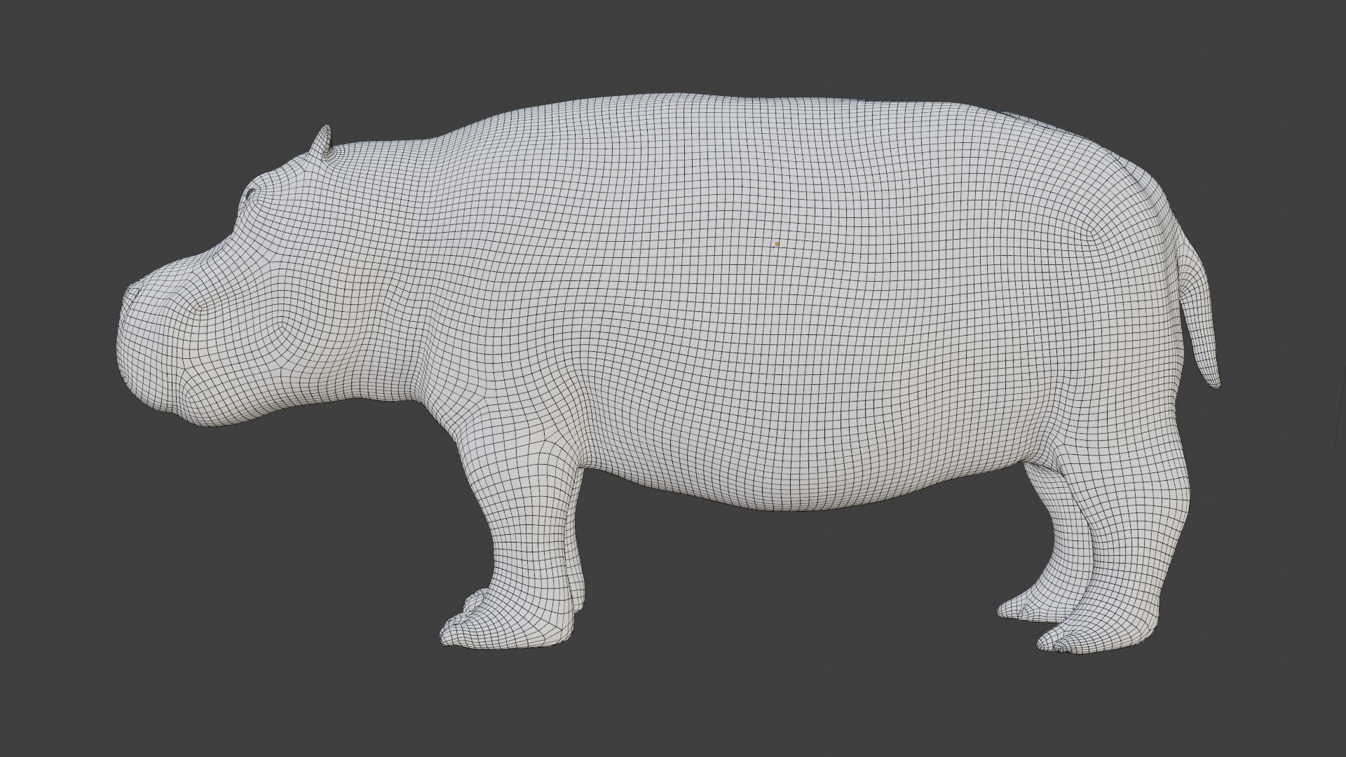 Realistic rigged hippopotamus 3D model - TurboSquid 1683848