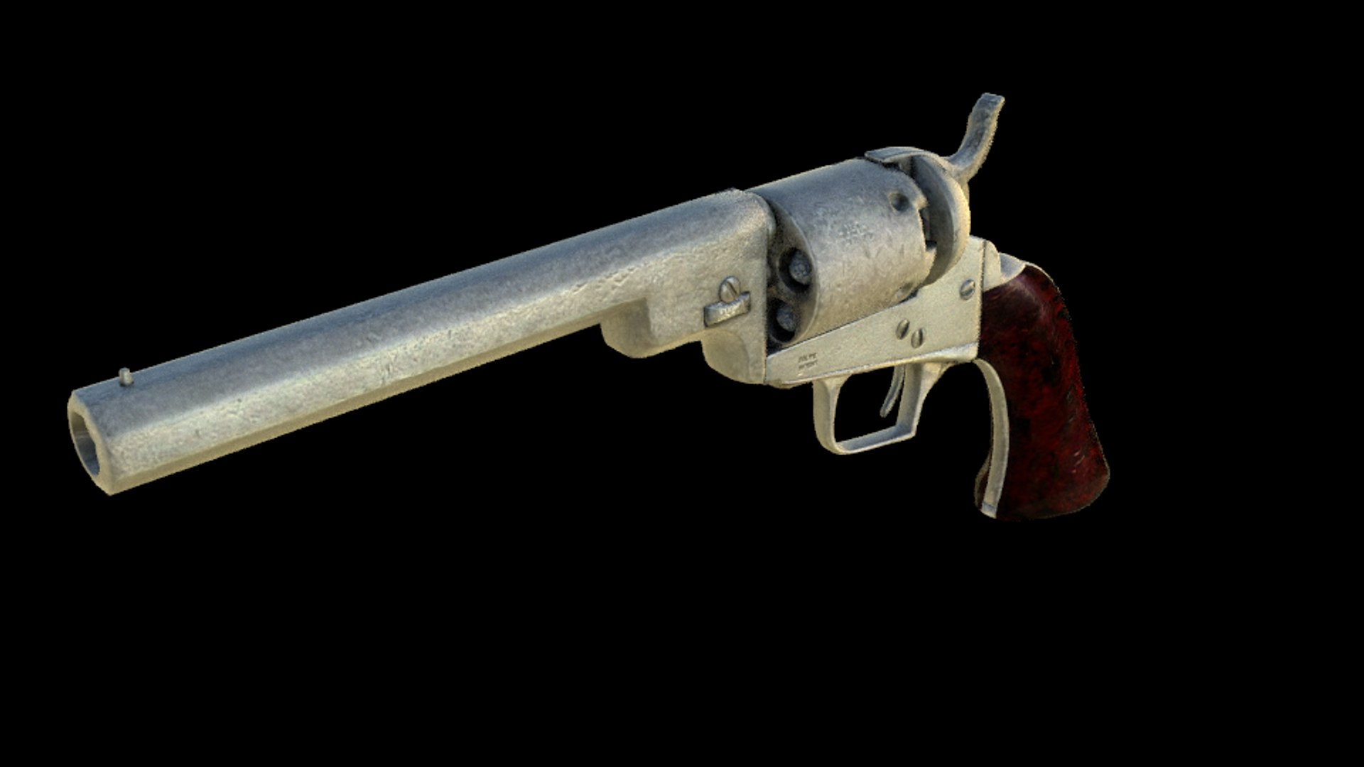 3d Model Colt Baby Dragoon Navy