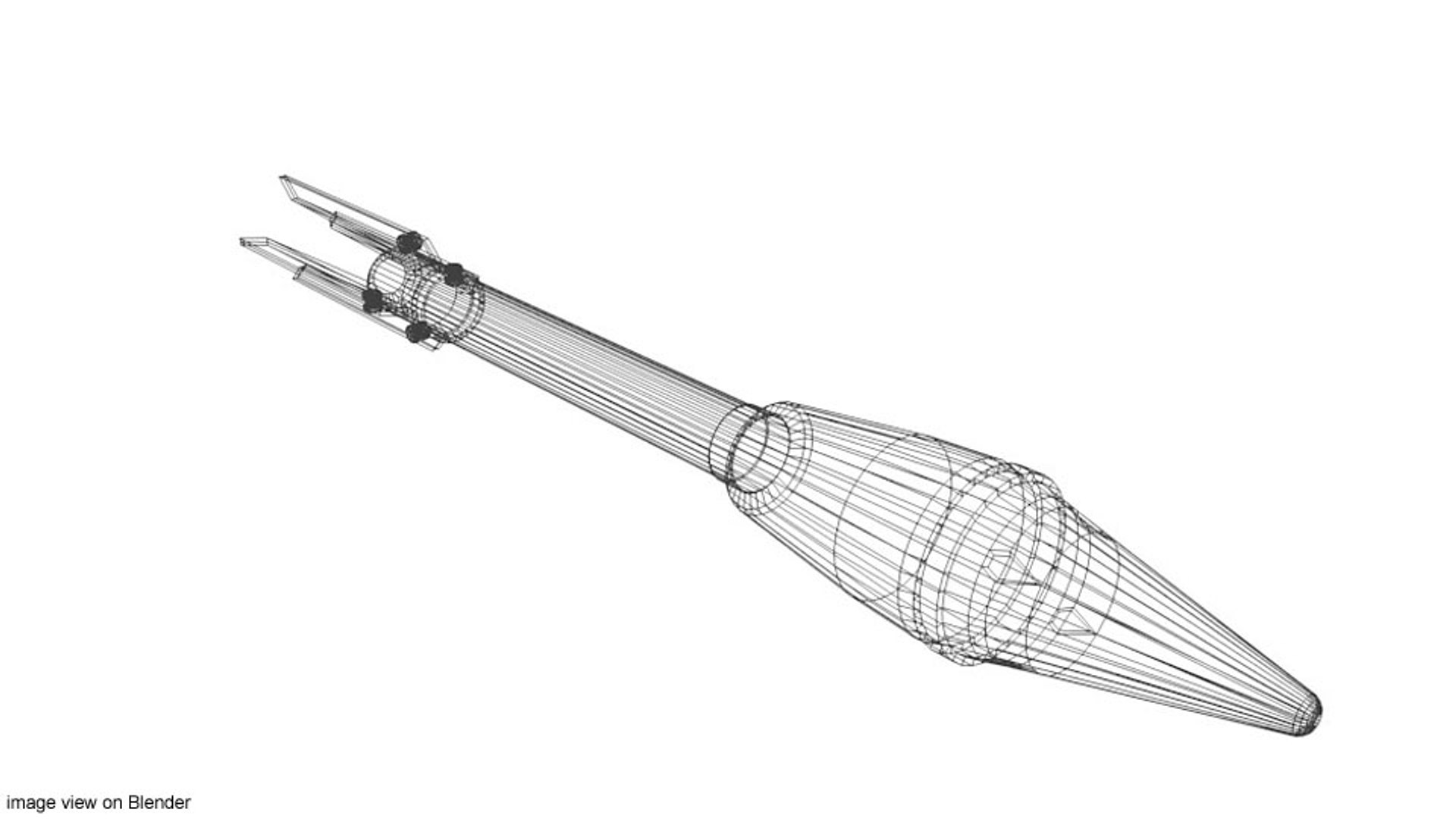 Rocket Launcher M7a1 3d 3ds