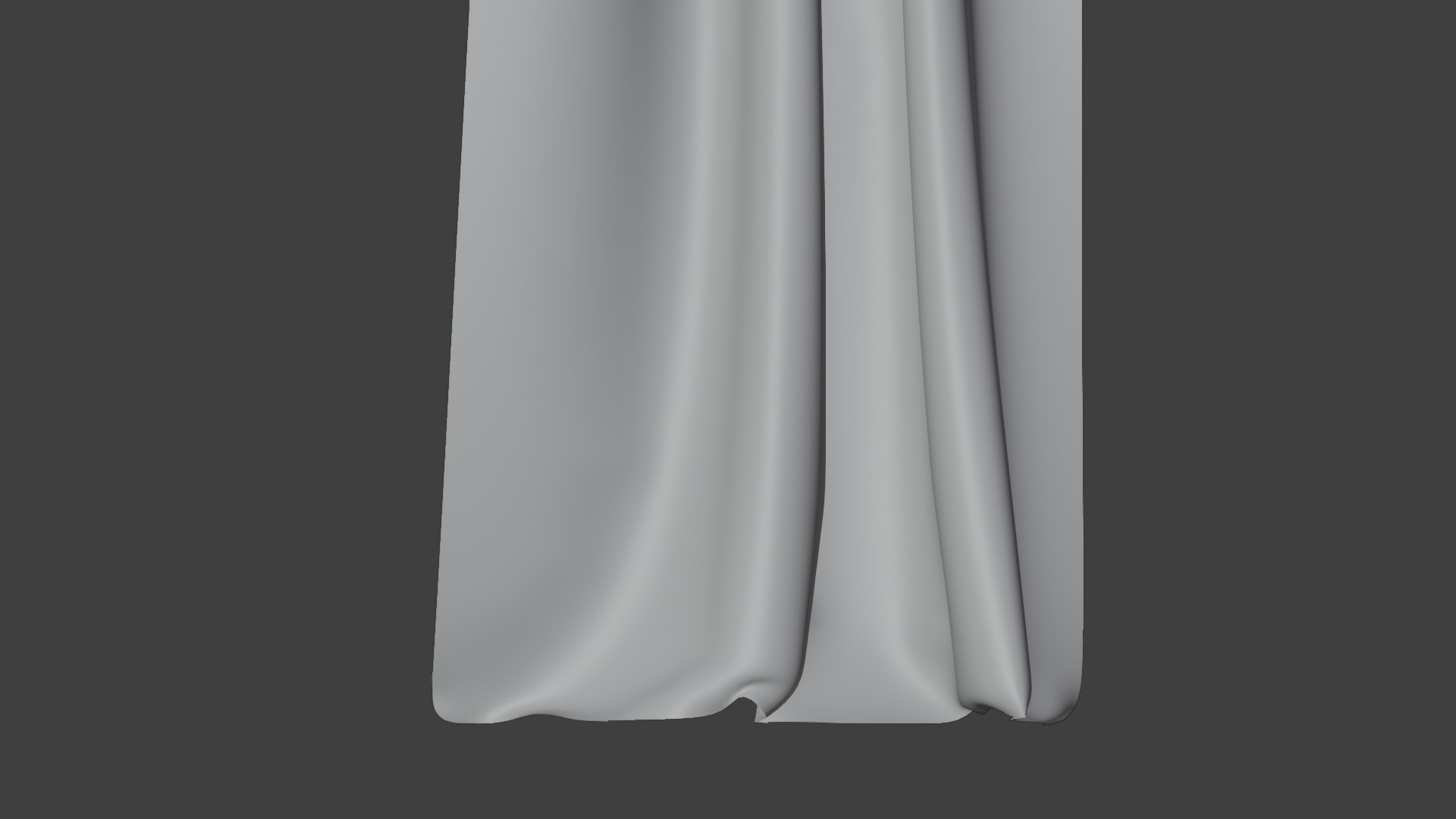 Curtains Red 3D model - TurboSquid 1727270