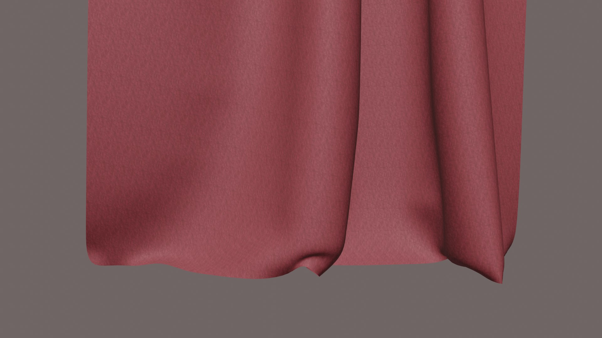 Curtains Red 3D model - TurboSquid 1727270