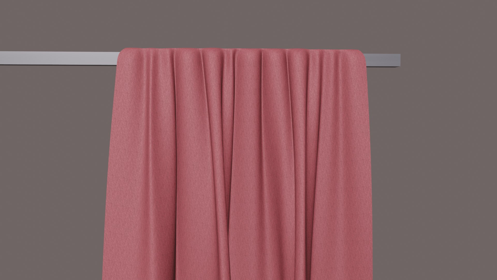 Curtains Red 3D model - TurboSquid 1727270