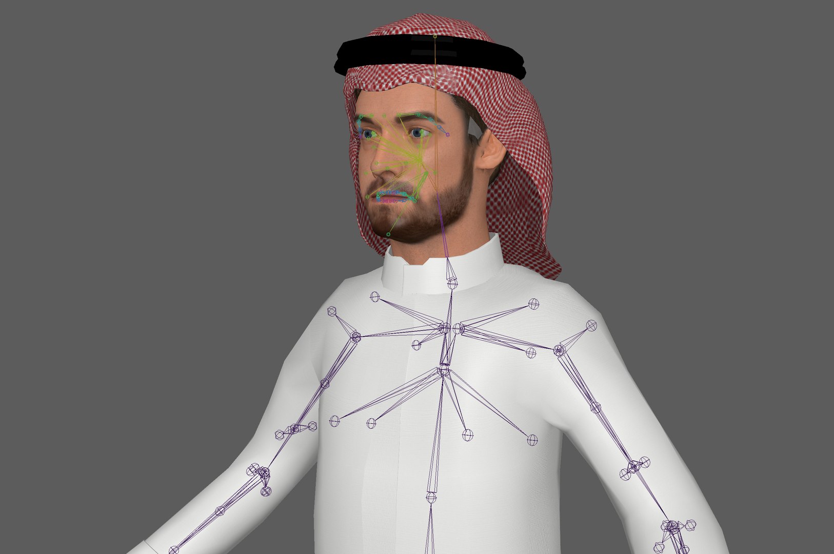 Arab Man 3D - TurboSquid 2144899