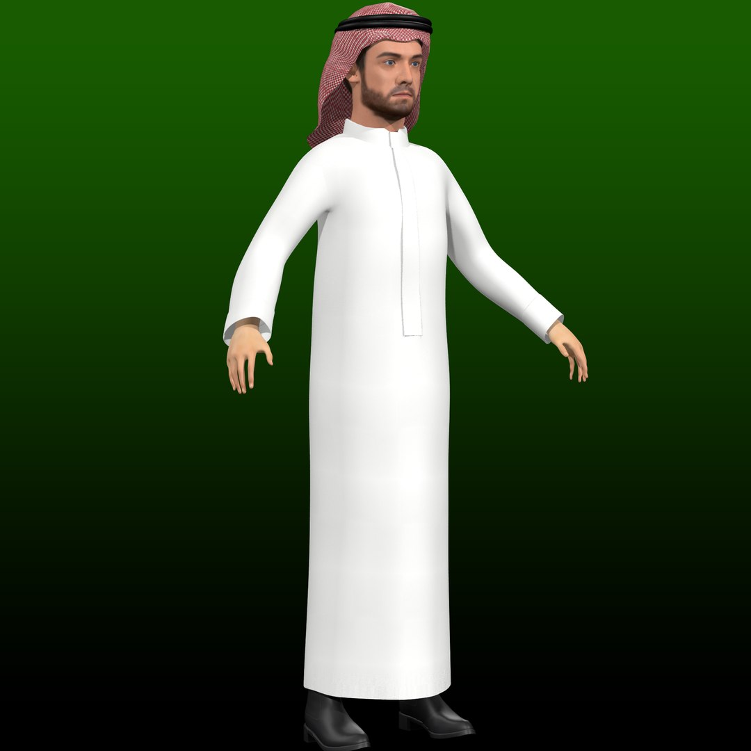Arab Man 3D - TurboSquid 2144899