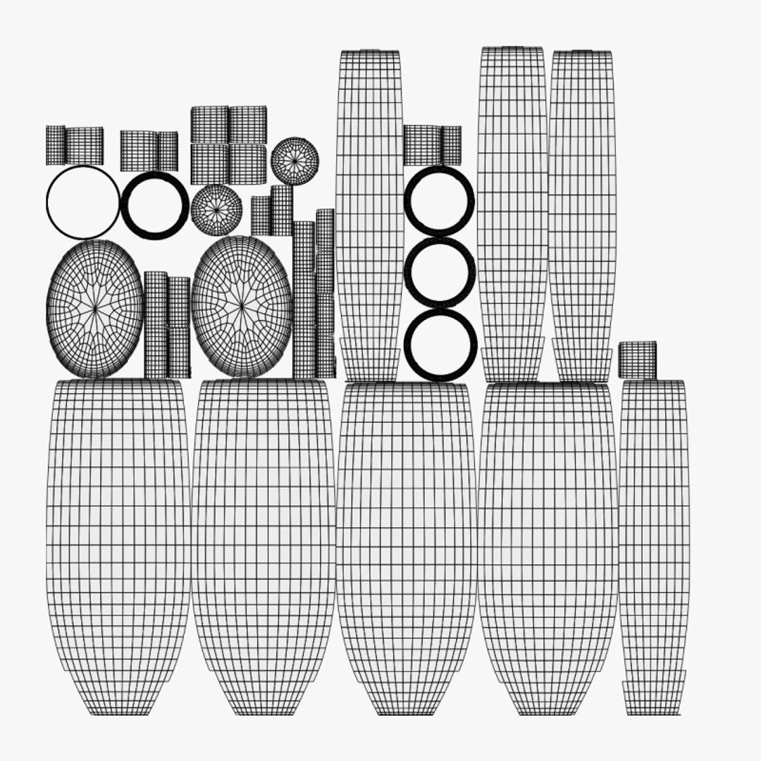 3D Basic Bleach - Geometry Only No Textures No Materials Model ...