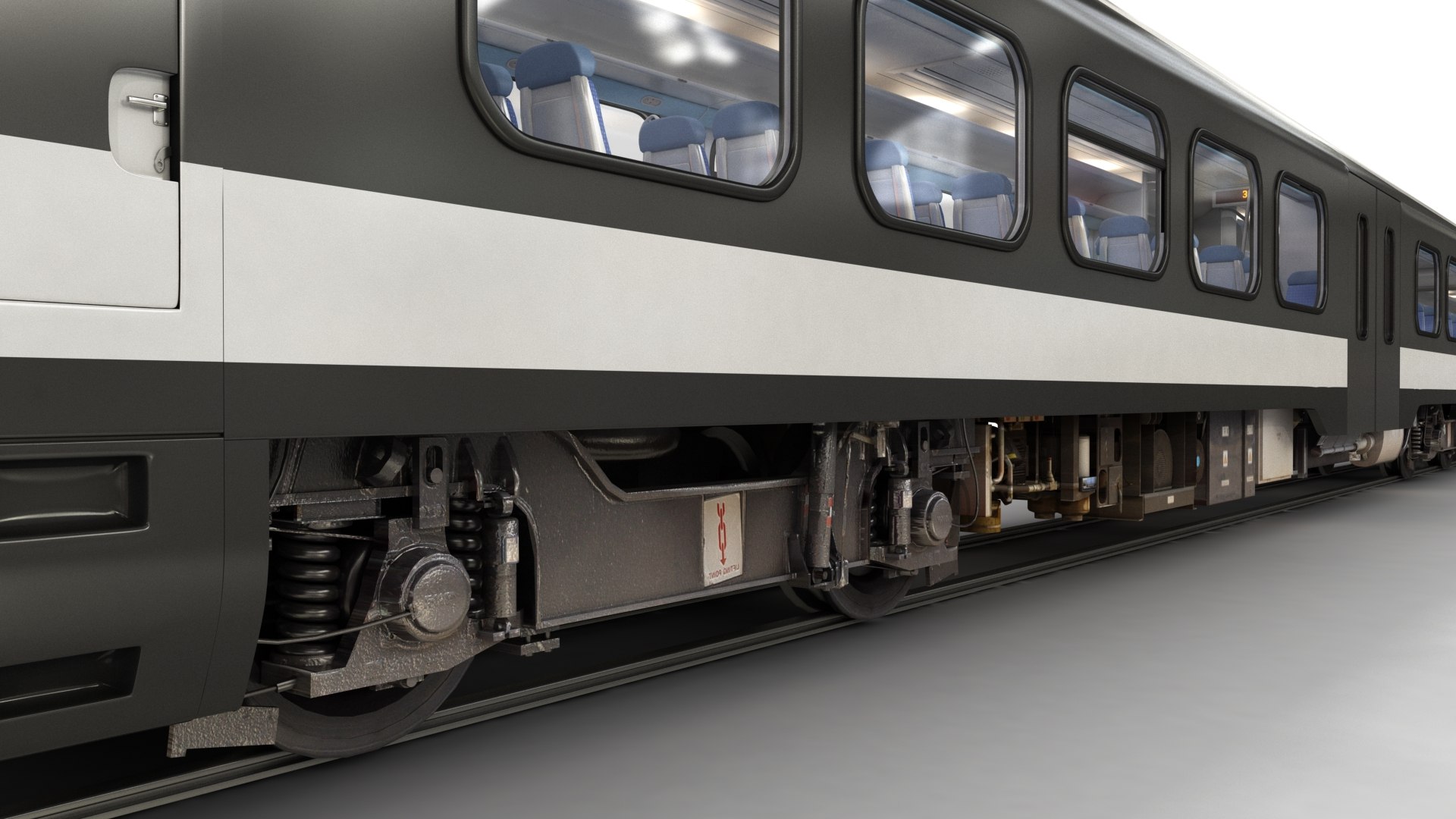 3D Train Interior - TurboSquid 1347366