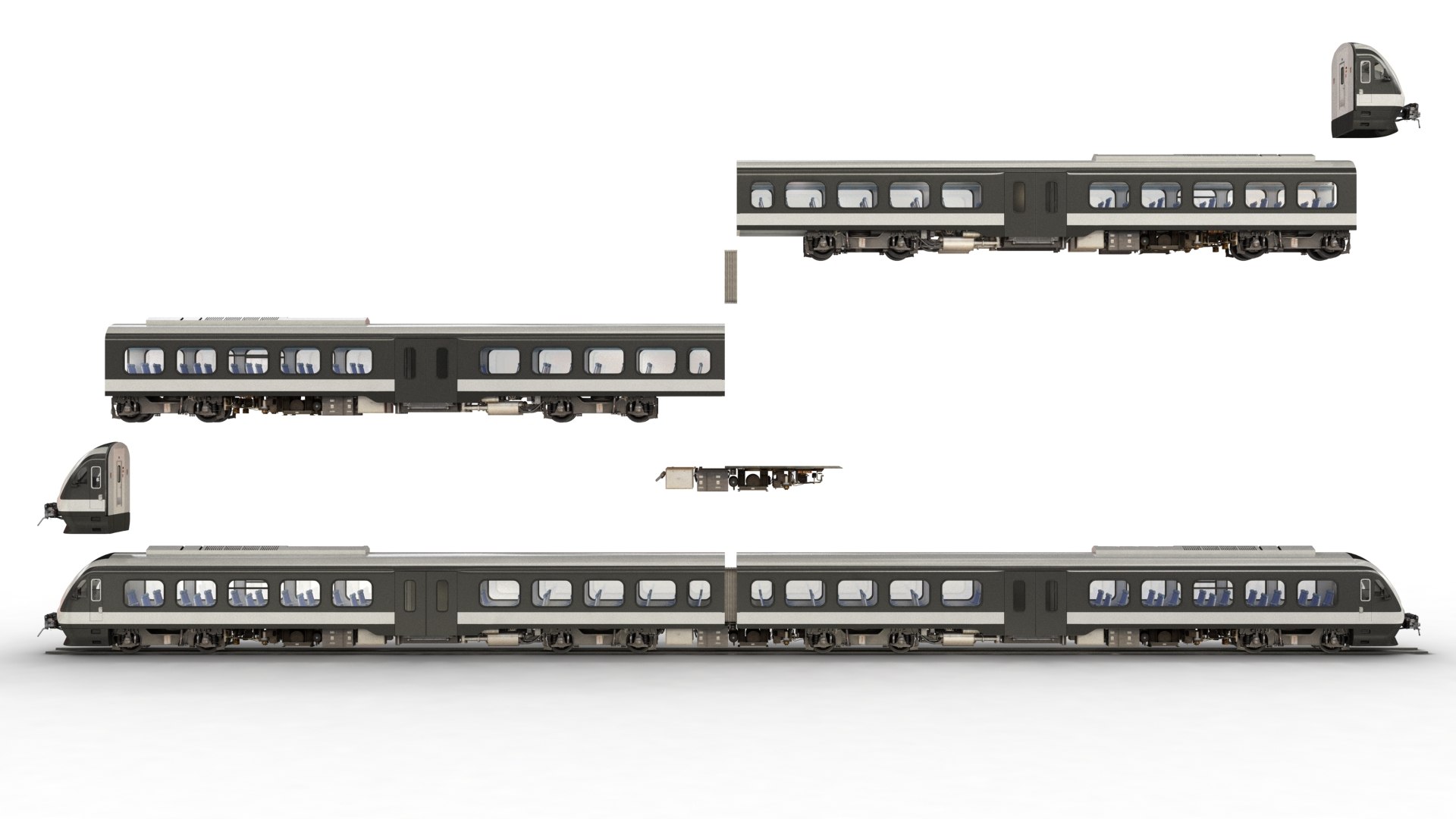 3D Train Interior - TurboSquid 1347366