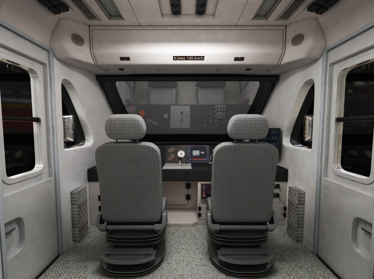 3D Train Interior - TurboSquid 1347366