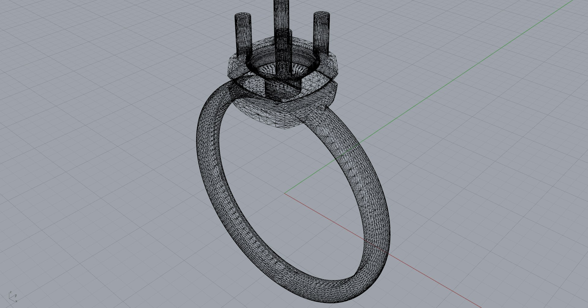 Bezel set 3D model - TurboSquid 1832645