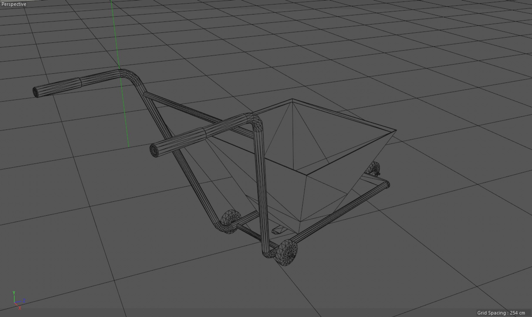 3D Wheelbarrow Pushcart Trolley - TurboSquid 1378161