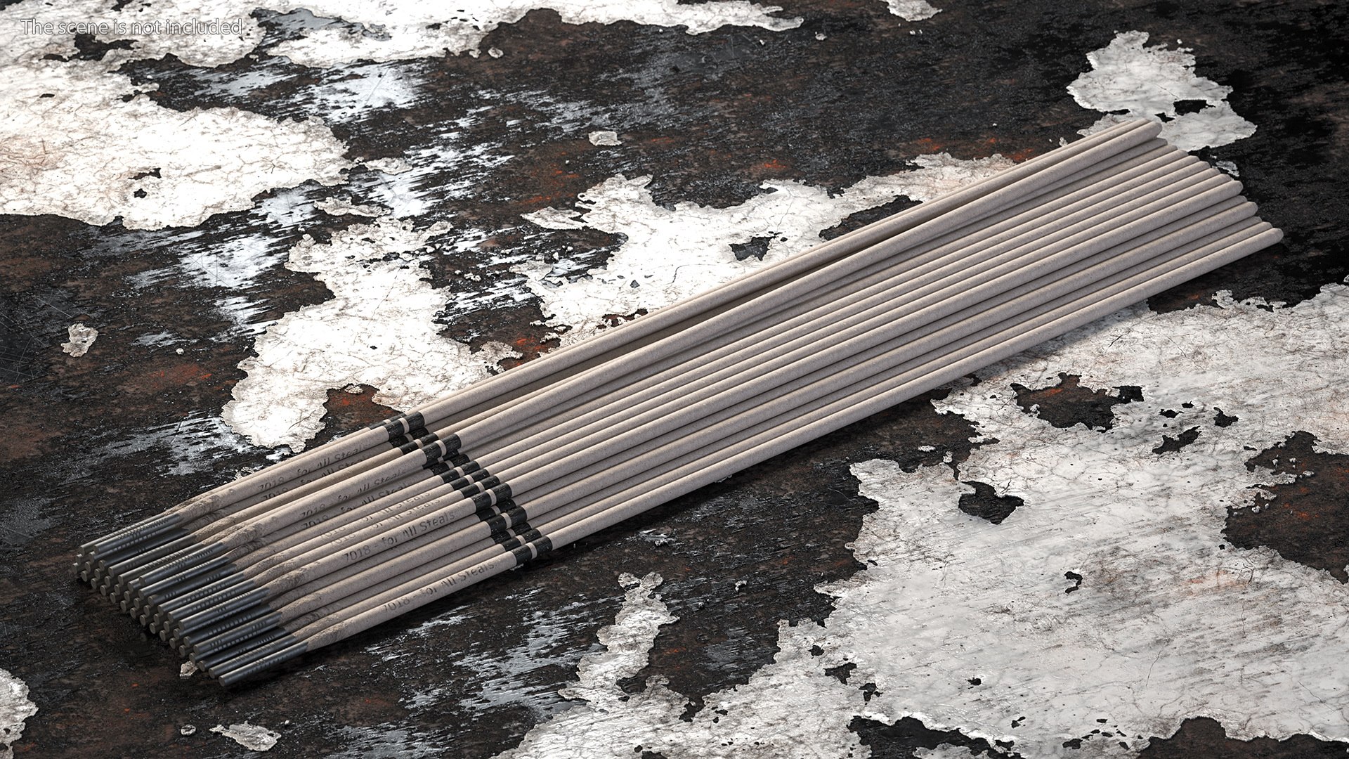 Metal Arc Welding E7018 Electrodes Pile 3D - TurboSquid 1775928