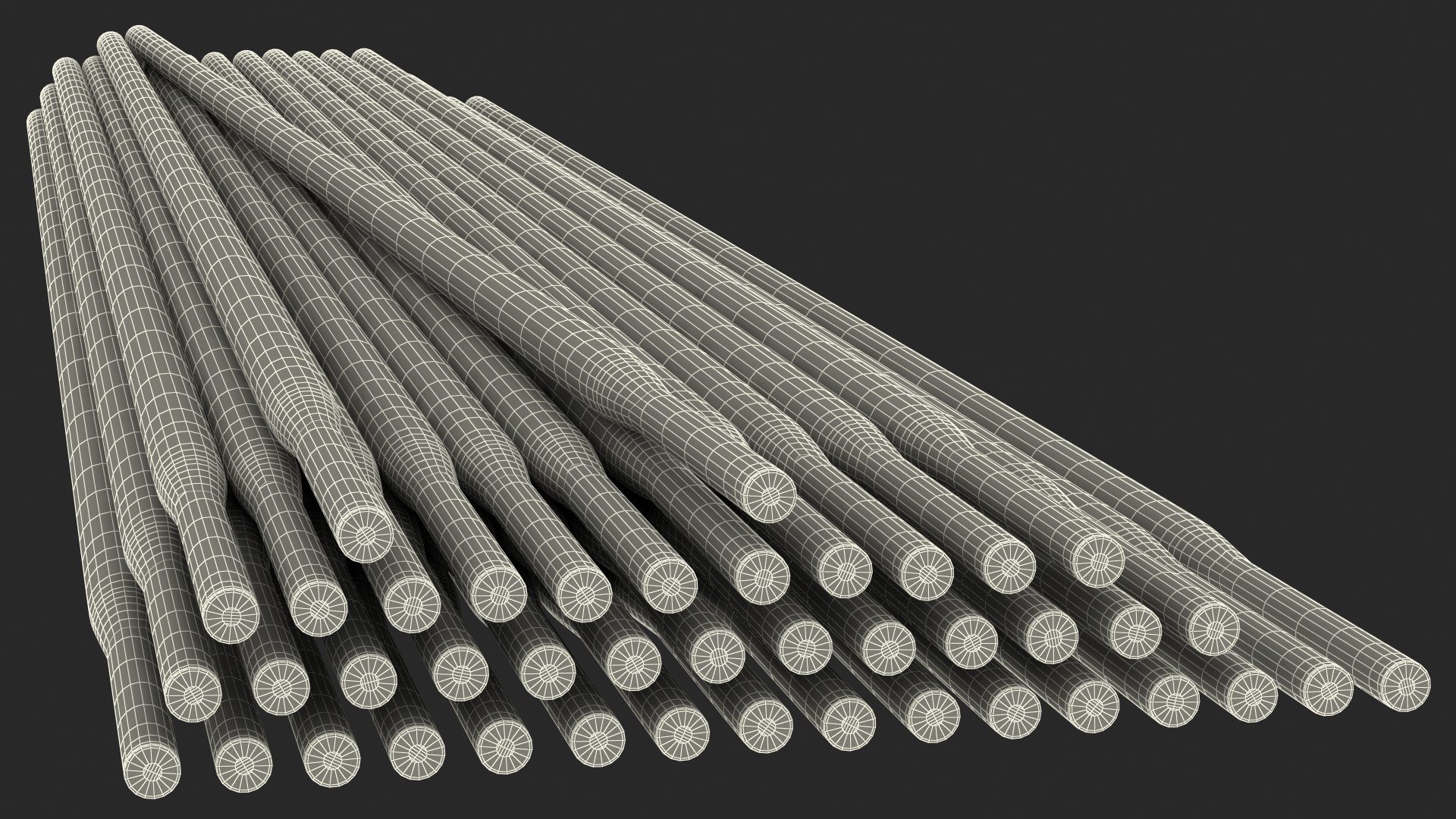 Metal Arc Welding E7018 Electrodes Pile 3D - TurboSquid 1775928